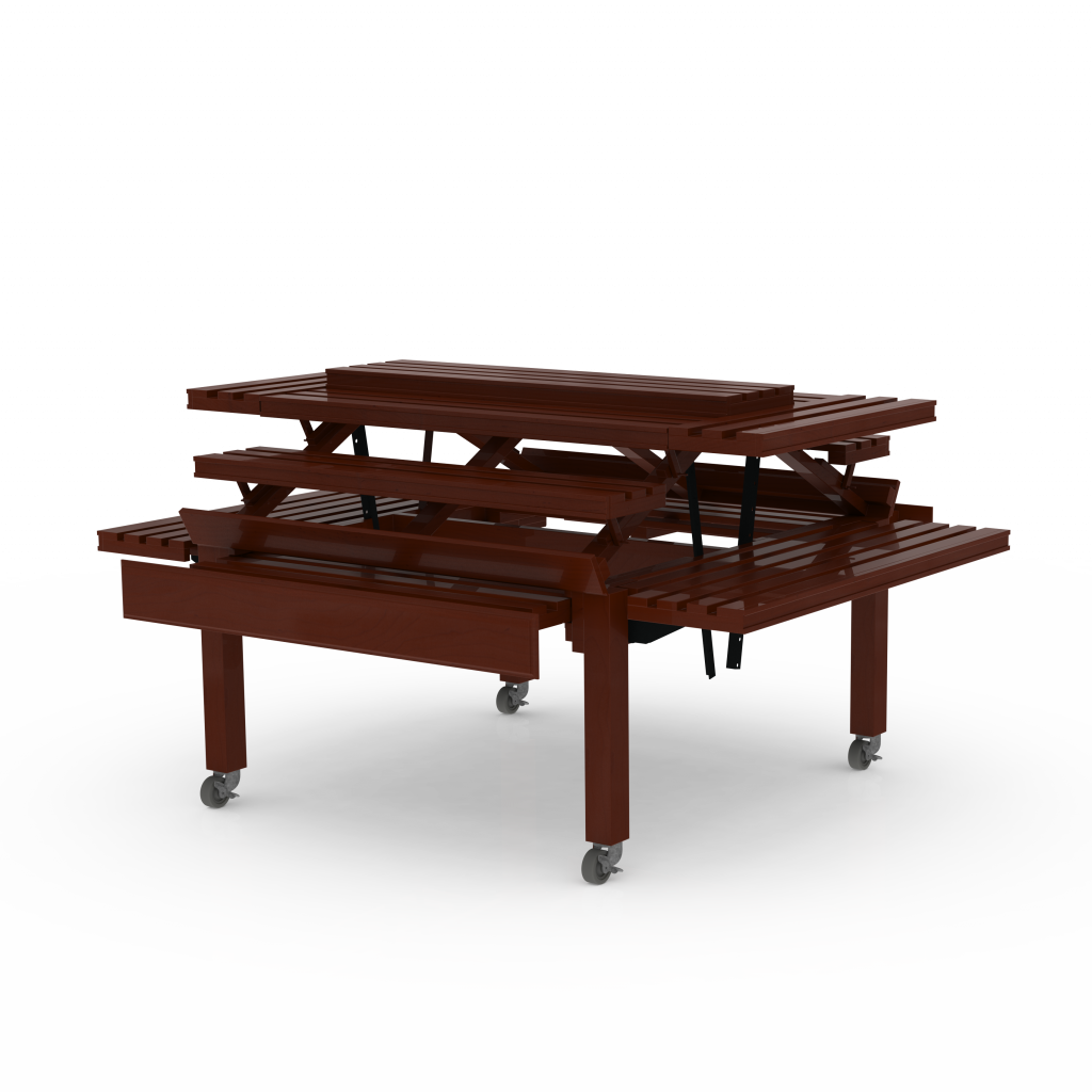Drawer-Style Nesting Table for Retail Display - JSI Store Fixtures