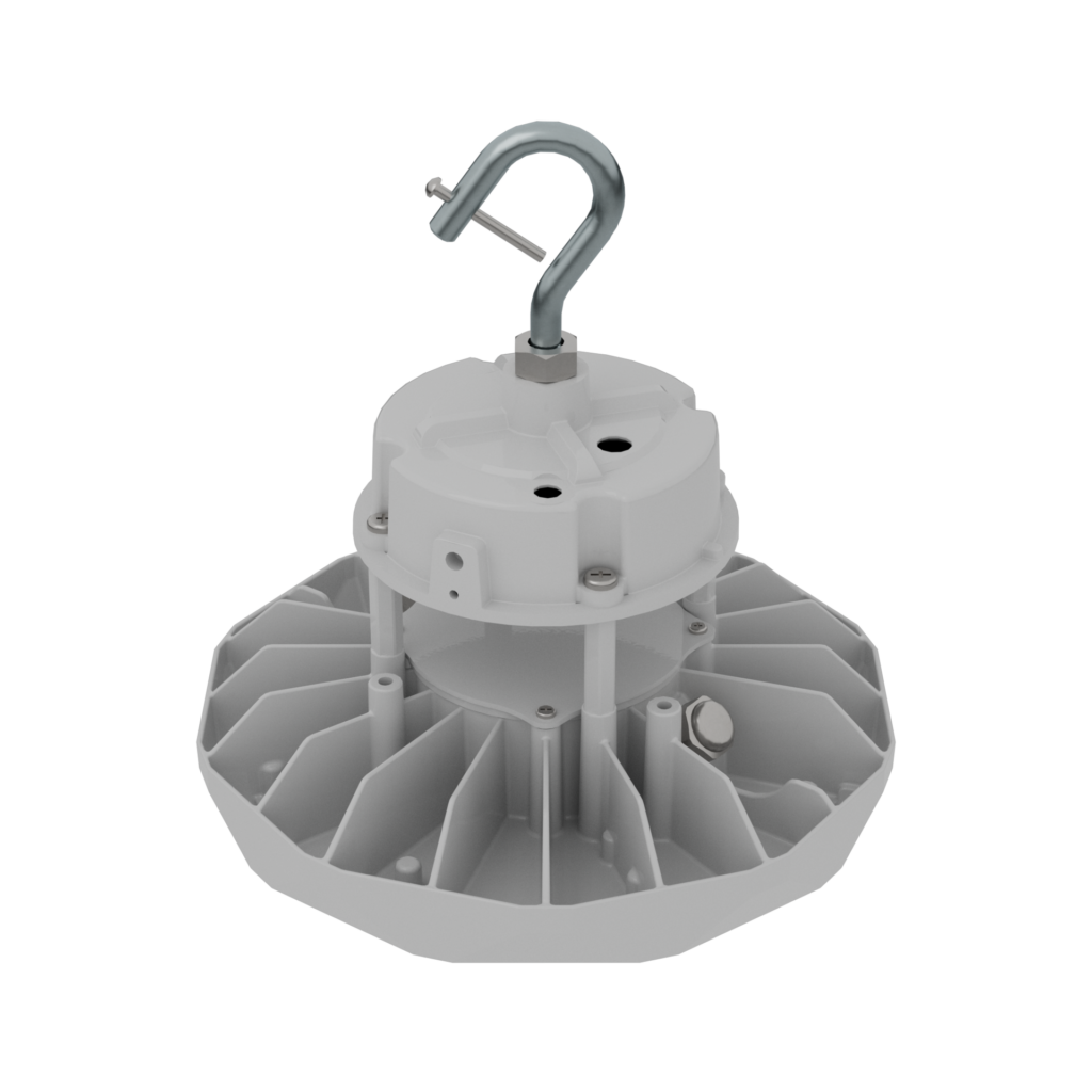 Advantage Series Round Low & High Bay Light - LSI Lighting