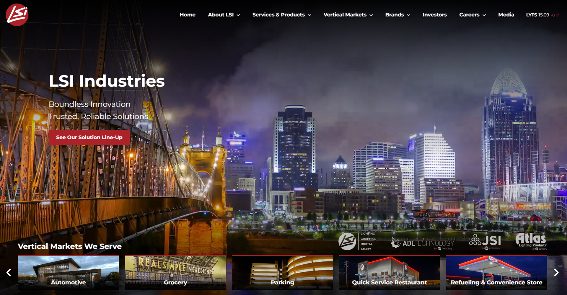 LSI Launches New Website - LSI Lighting