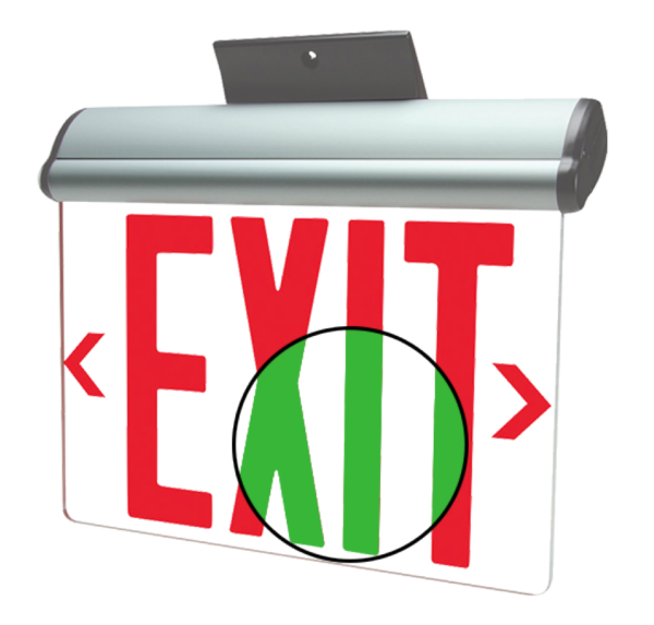 Value Series Edge-lit Exit Sign - LSI Lighting