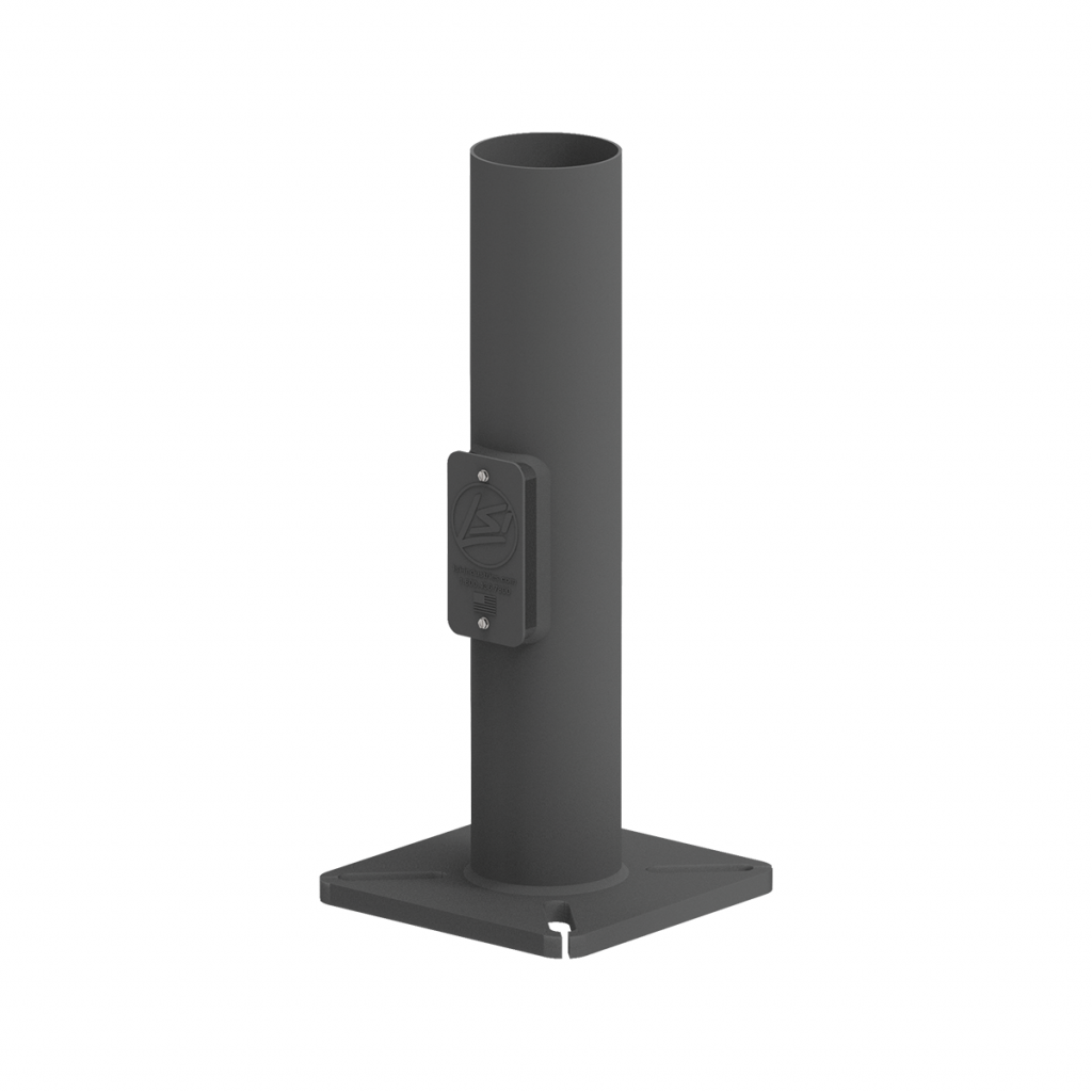 Round Straight Steel Direct Burial Pole - LSI Lighting